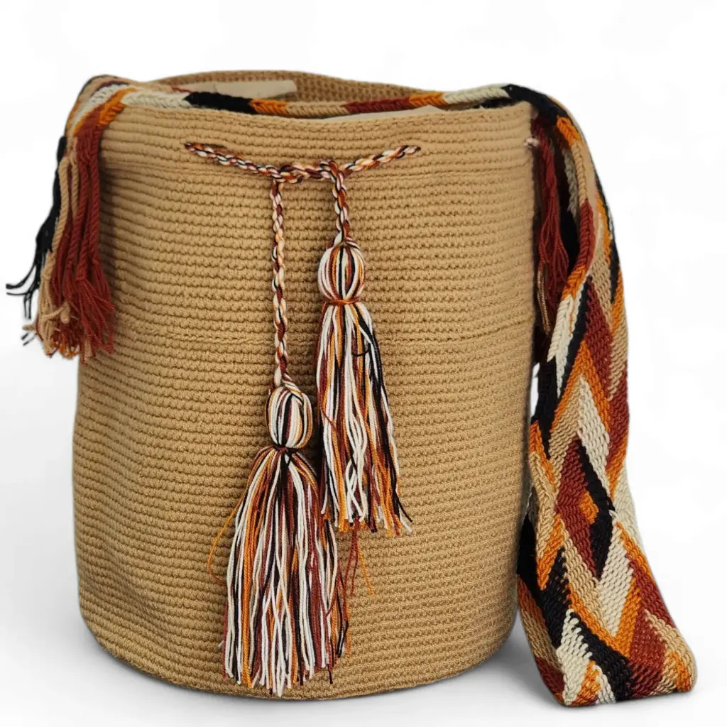 Mochila Wayuu Color WL22 | Crafts Colombia